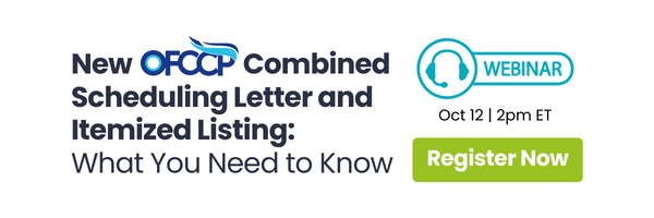 New OFCCP Scheduling Letter Now in Force